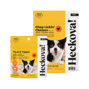 Chop Lickin' Chicken: Raw treat & mixer for dog food