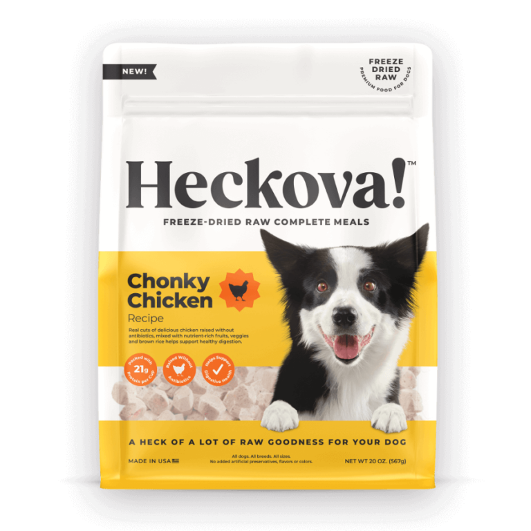 Chonky Chicken Dog Food: 21g of raw freeze-dried protein per cup